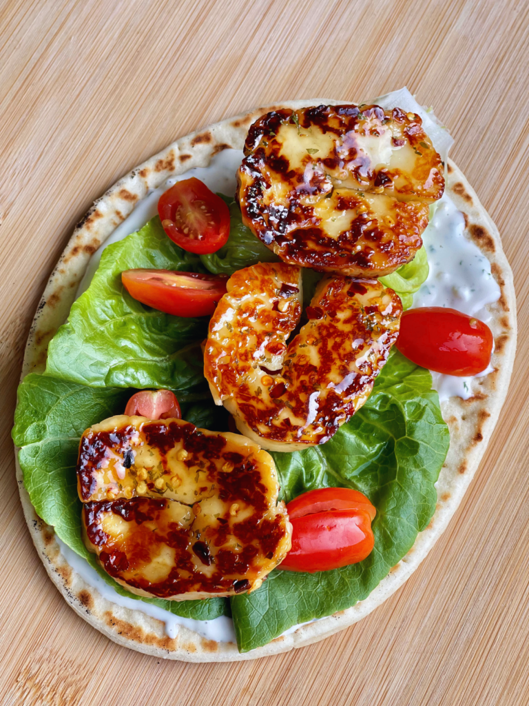 Sweet Chilli Halloumi recipe | samah eats