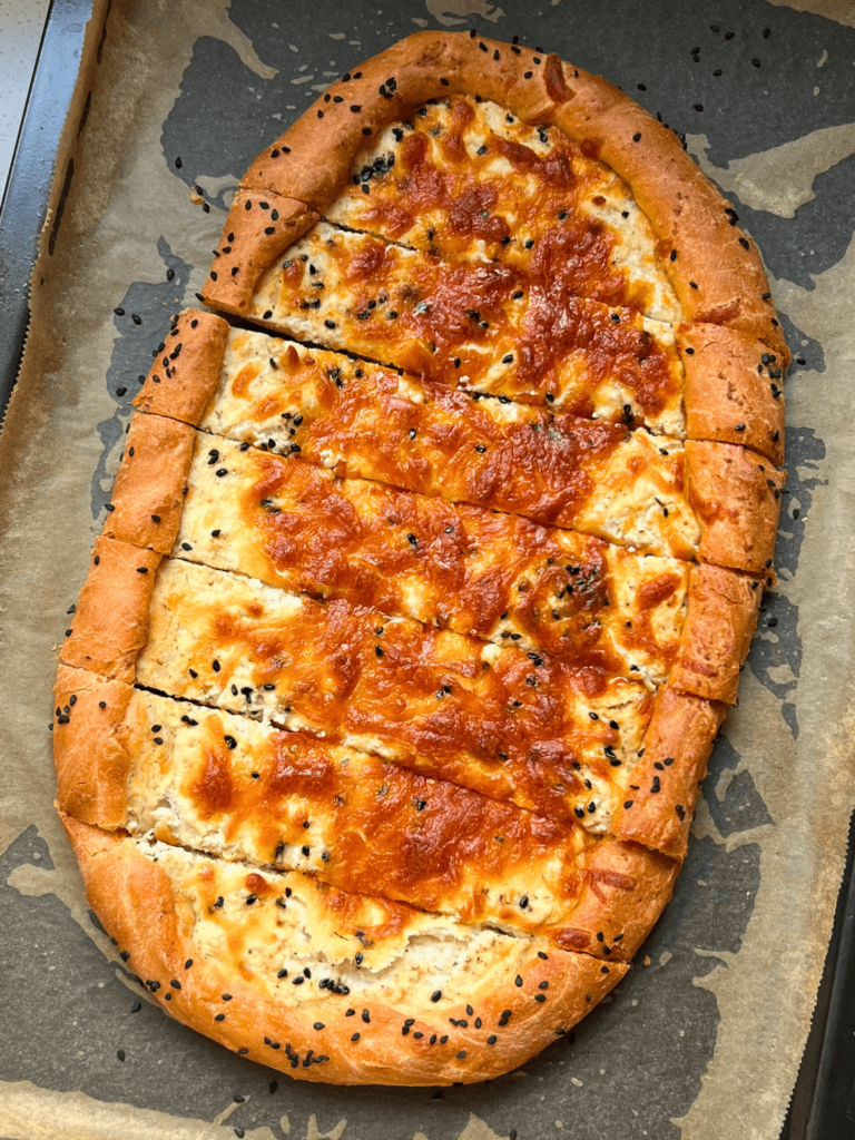 Turkish Cheese Pide | samah eats